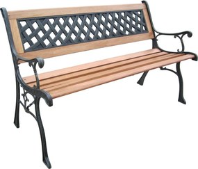 HI Zahradní lavice 126 cm dřevo [423985]