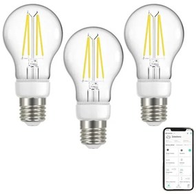 Smart LED žárovka filamentová E27 7W IMMAX NEO 07713C WiFi Tuya sada 3ks