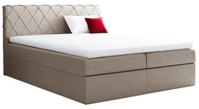 Kontinentální postel Narcyn, Rozměr postele: 160 x 200 cm, Barva:: Velluto 16