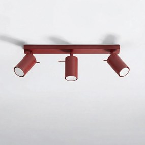 Sollux Lighting Stropní svítidlo RING 3 bordó