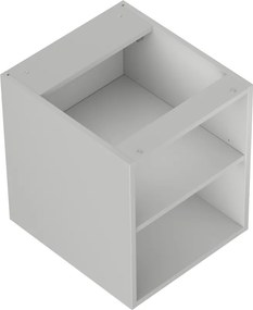 Mexen Box-A, otevřená skříňka s policí 40 cm, šedá matná, 91AX2-0400-470-0-62