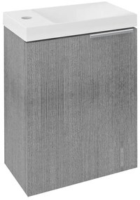 Sapho LATUS X umyvadlová skříňka 39,4x50x22cm, dub stříbrný LT110-1111