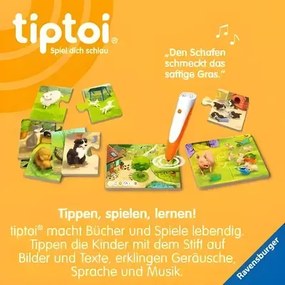 RAVENSBURGER Puzzle tiptoi Zvířata a jejich mláďata / Moje první puzzl
