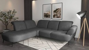 XXXLutz ROHOVÁ SEDAČKA, textil, tmavě šedá Sit & More - Sedací soupravy - 00014401322F