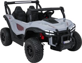 Ramiz Elektrická bugina Gravity pro děti šedá + pohon 4x4 + dálkové ovládání