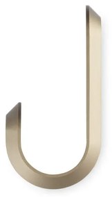 Normann Copenhagen Věšáky Curve Mini Hooks – set 2 ks, matt gold