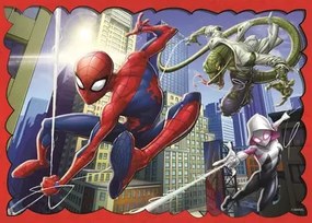Trefl Puzzle Hrdinný Spiderman 4v1 / 35, 48, 54, 70 dílků