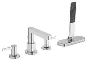 Hansgrohe Finoris Baterie vanová čtyřotvorová s tělesem sBox, chrom 76444000