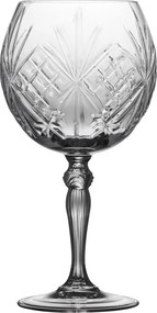 Křišťálové skleničky v sadě 4 ks na gin 650 ml Melodia – Lyngby Glas