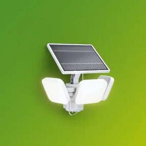 Philips Zyren bílá / LED venkovní nástěnné solární svítidlo s PIR čidl