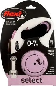Flexi Select M pásek 7m světle šedo-fialové / Vodítko