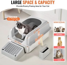 15,2 cm Deep Cat stelivo Bezzápachové stelivo s filtrační deskou