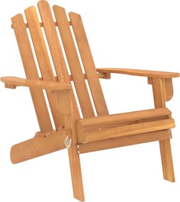vidaXL Zahradní židle Adirondack 2 ks masivní akáciové dřevo [3145014] Barva: Hnědá