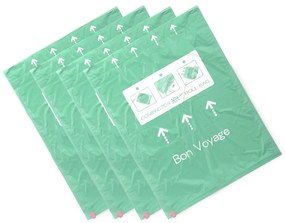 Compactor Sada cestovních vakuových pytlů Jet Roll Bags L 50 l, 55 x 70 cm, 4 ks