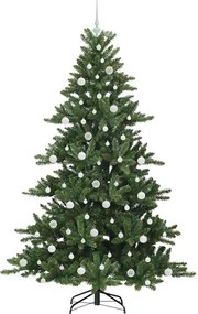 Umělý Skládací Vánoční Strom Zelená 210 cm PVC a ocel 3397682
