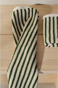 Zelené/krémové bavlněné ručníky v sadě 2 ks 30x50 cm Dixie – Jotex