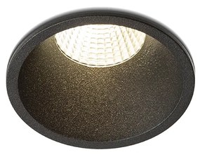 RENDL R13668 OWEN LED vestavné světlo, koupelnová LED IP54 černá