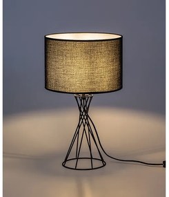 Rabalux 74082 - Stolní lampa NIVRA 1xE27/40W/230V černá