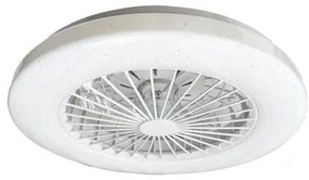 LED Stropní svítidlo s ventilátorem STAR LED/48W/230V + dálkové ovládání