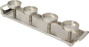 Svícen Silver Line 49x12x8 cm