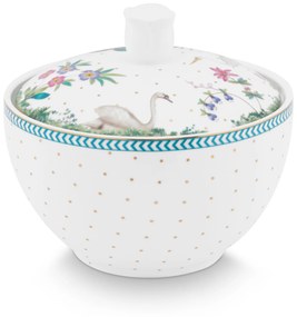 Pip Studio Jolie cukřenka 300ml, bílá (Porcelánová cukřenka)