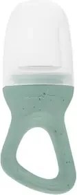 KikkaBoo Krmicí kousátko Platinum Silicone Sage / Kousátko / 100% sili