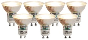 Sada 7 stmívatelných LED žárovek GU10 7W 500lm 2700K