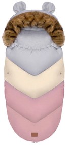 Tutumi Teddy PRO-V, dětský spací pytel 90x50 cm, pastelová růžová, NAZ-12308