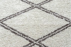 Dywany Łuszczów, Kusový koberec Berber Asila B5970 cream and brown, 80x150, béžová, obývací pokoj
