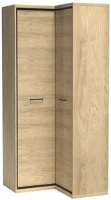 Casarredo - Komfort nábytek Šatní skříň rohová PILETAS M-14 dub hickory