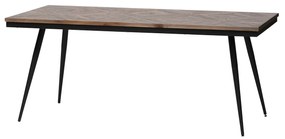 Dřevěný jídelní stůl Rhombic – 220 × 90 cm 76 × 220 × 90 cm BEPUREHOME