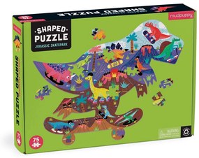 Mudpuppy Puzzle Jurský skatepark 75 dílů