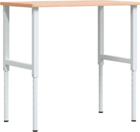Pracovní stůl 100 x 60 x (71,5–98) cm masivní buk obdélníkový 3309704