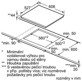 Bosch PKN675DP1D Sklokeramická varná deska