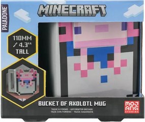Hrnek 3D Minecraft - Axolotl 400 ml