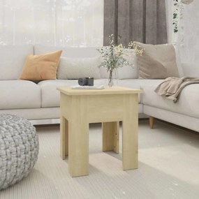 vidaXL Konferenční stolek 40 x 40 x 42 cm kompozitní dřevo [813073] Barva: bílá s vysokým leskem