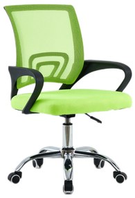 Kancelářská židle, zelená/černá, Tempo Kondela DEX 4 NEW