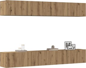 4dílná nástěnná TV skříňka Artisan dub 100 x 30 x 30 cm 3328946