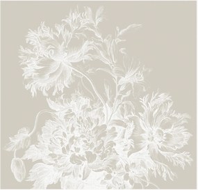 Tapeta Engraved Flowers