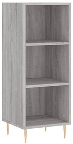 Skříň highboard šedá sonoma 34,5 x 34 x 180 cm kompozitní dřevo