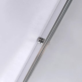 BPS-koupelny Pětiúhelníkový sprchový kout KZ91B 90x90 chrom/transparent - bez vaničky