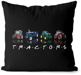 Polštář Tractors (Velikost: 55 x 55 cm)