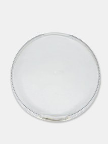 Sinsay - Servírovací podnos se zlatým okrajem - clear