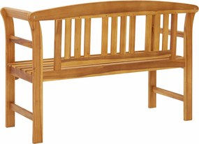 Zahradní lavice 114 cm masivní akáciové dřevo 316497