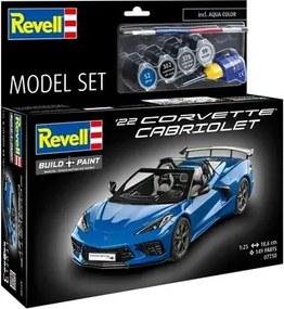 Revell Corvette C8 Cabriolet / Plastikový model / 1:25 / počet dílků 1