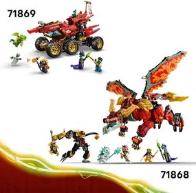 LEGO® NINJAGO® 71868 Wyldfyre a transformační dračí oblek / Počet dílk