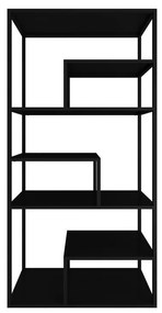 Černá kovová knihovna 85x188 cm Lite - Canett
