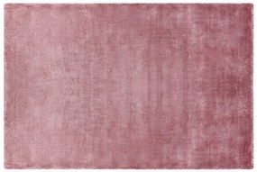 Viskózový koberec 160 x 230 cm růžový GESI II Beliani