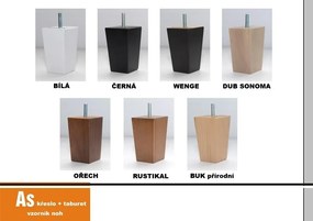 Křeslo ušák AS s taburetem - vzor Růže, modrá - růže / bílá (3995/103)