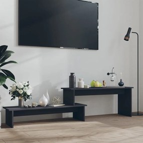 TV stolek šedý 180 x 30 x 43 cm kompozitní dřevo